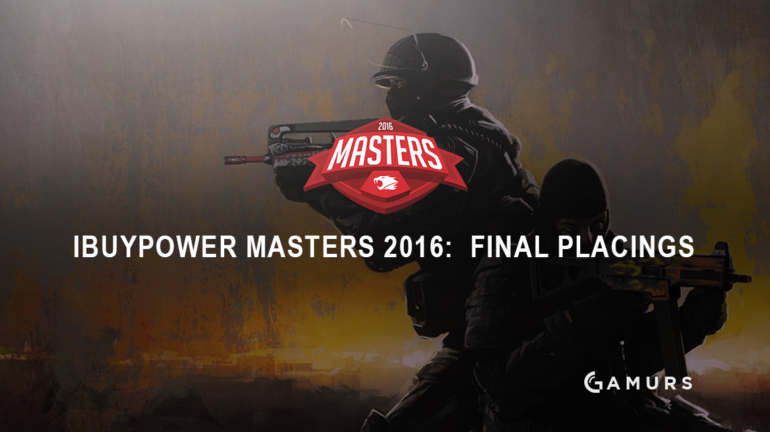iBuyPower Masters 2016: Final Placings - Dot Esports
