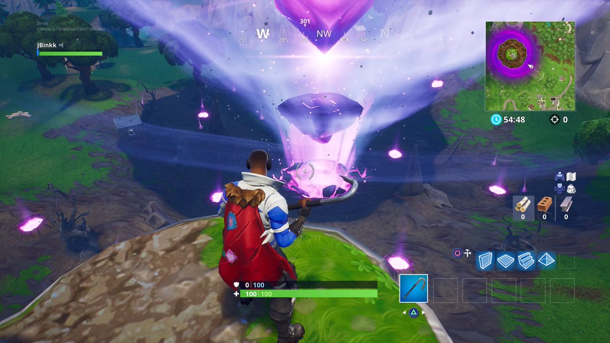 Fortnite's floating island has activated the final rune near Dusty ...