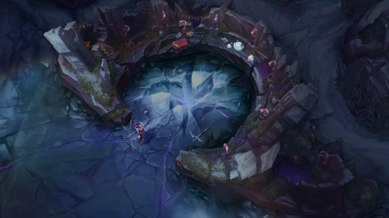 It's that time of year—snow has arrived on the PBE Summoner's Rift ...