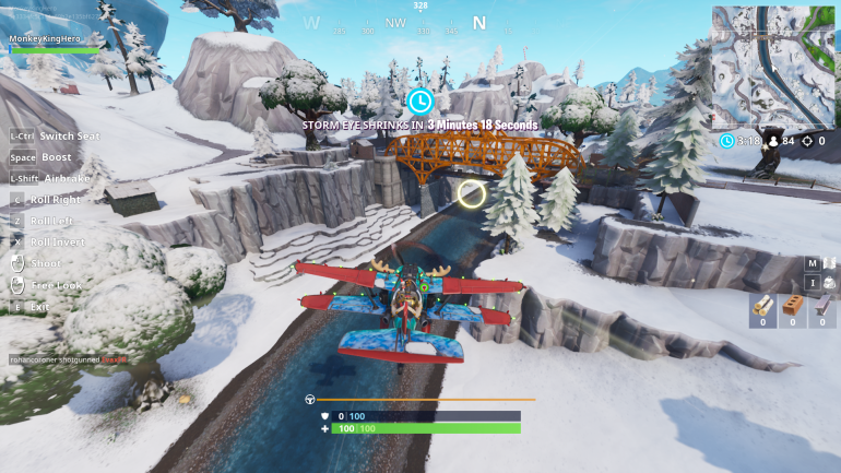 How to complete the "Fly through golden rings in an X-4 Stormwing plane ...