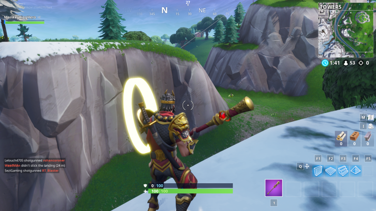 How to complete the "Fly through golden rings in an X-4 Stormwing plane ...