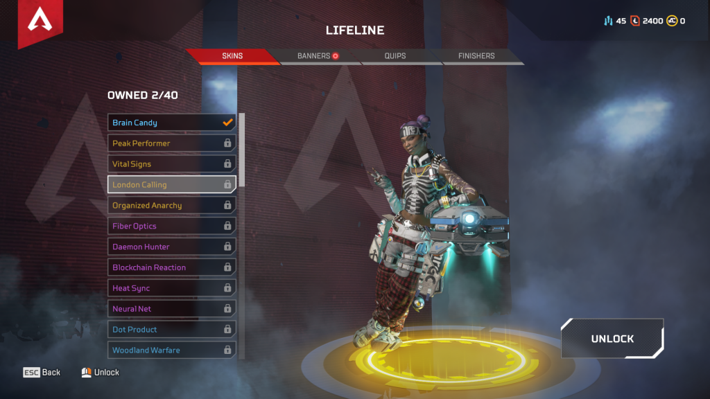 Here is every Apex Legends Legendary Skin so far | Dot Esports