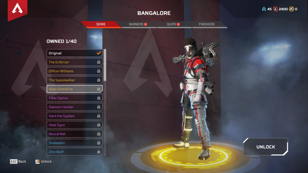 Here is every Apex Legends Legendary Skin so far | Dot Esports