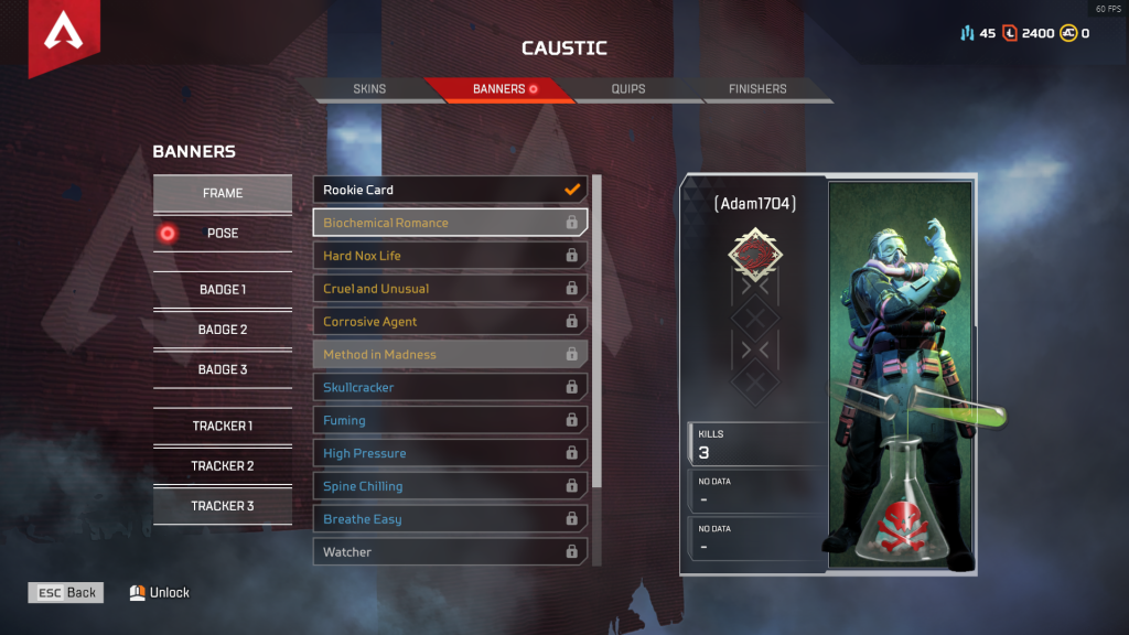 Every Apex Legends Legendary Banner So Far | Dot Esports