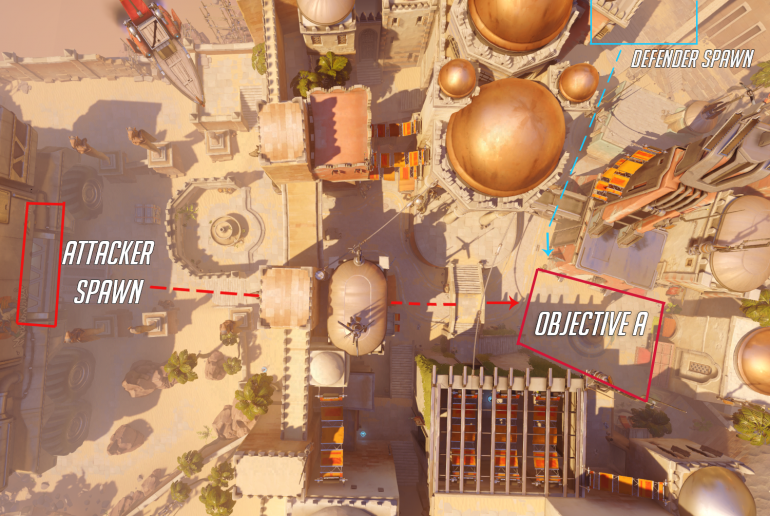 Overwatch Assault map overview ﻿ - Dot Esports