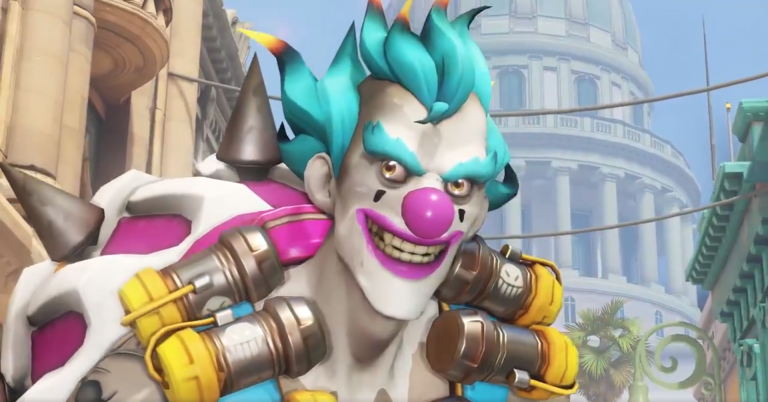 Clown Junkrat revealed as second Overwatch Storm Rising skin - Dot Esports