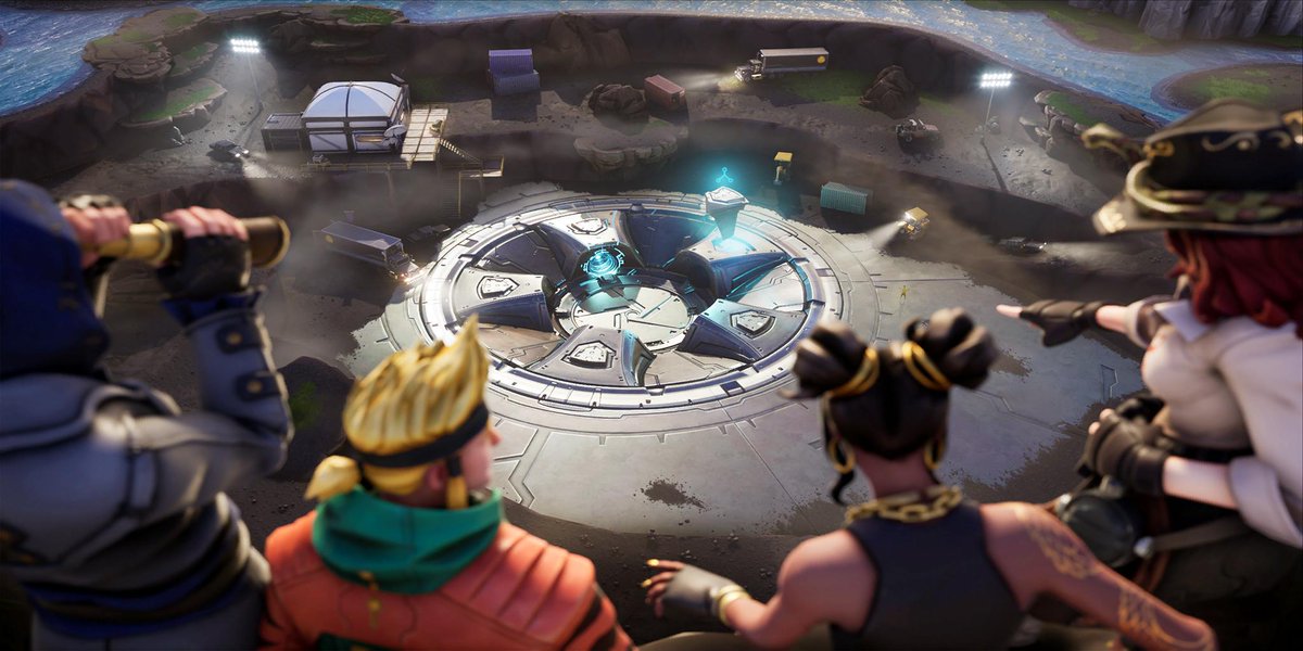 A Fortnite rune at the Loot Lake vault is deactivated again - Dot Esports