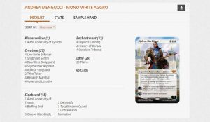 Here are the MTG MPL Weekly WotS split week one decklists, matches, and ...