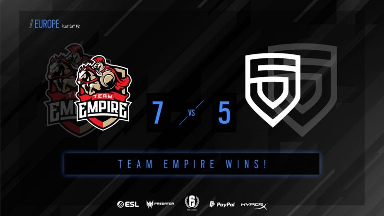 PENTA almost edge out Team Empire in R6 Pro League EU matchday 2 - Dot ...