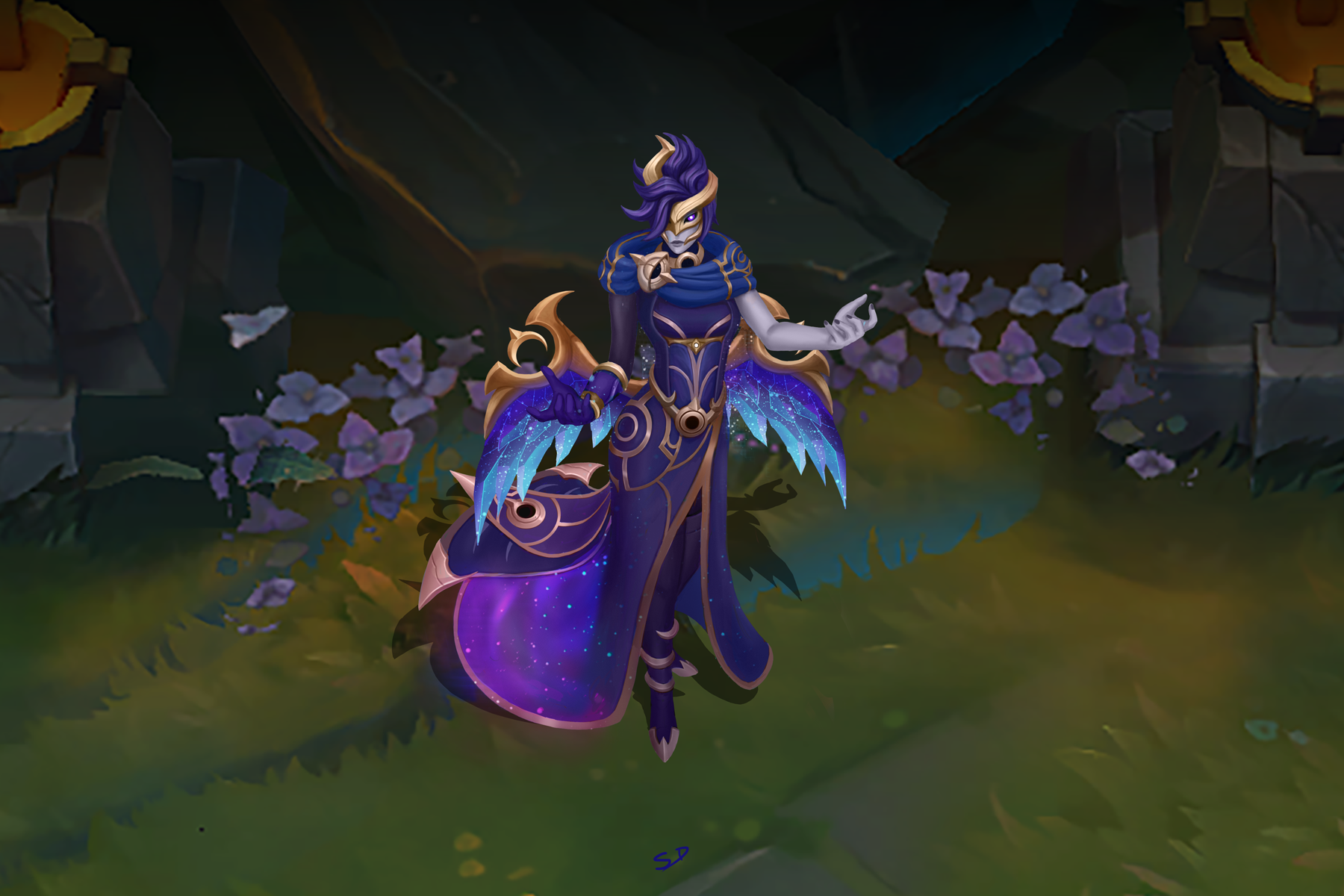 Artist creates awesome Dark Star and Cosmic Herald Morgana skin ...