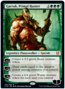 MTG reprint of Garruk, Primal Hunger fits Populate theme in Commander ...