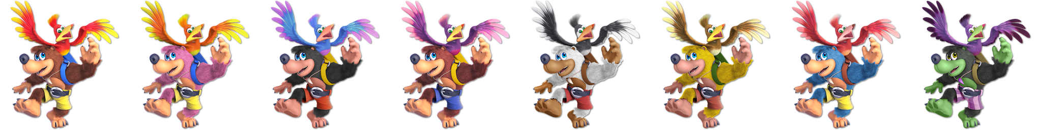 All of Banjo and Kazooie's alternate colors explained - Dot Esports