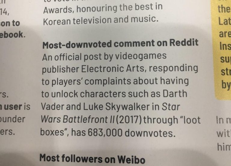 EA earns the most-downvoted comment in Reddit history - Dot Esports