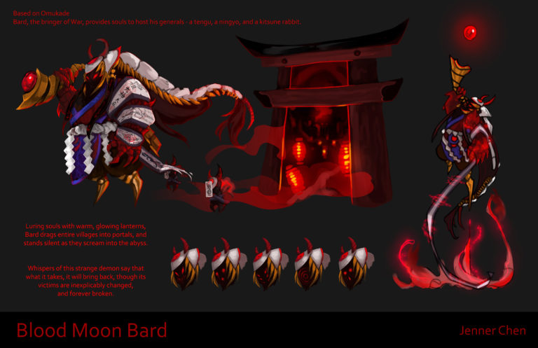 Fanmade Blood Moon Bard concept turns him into a soul-sucking demon ...