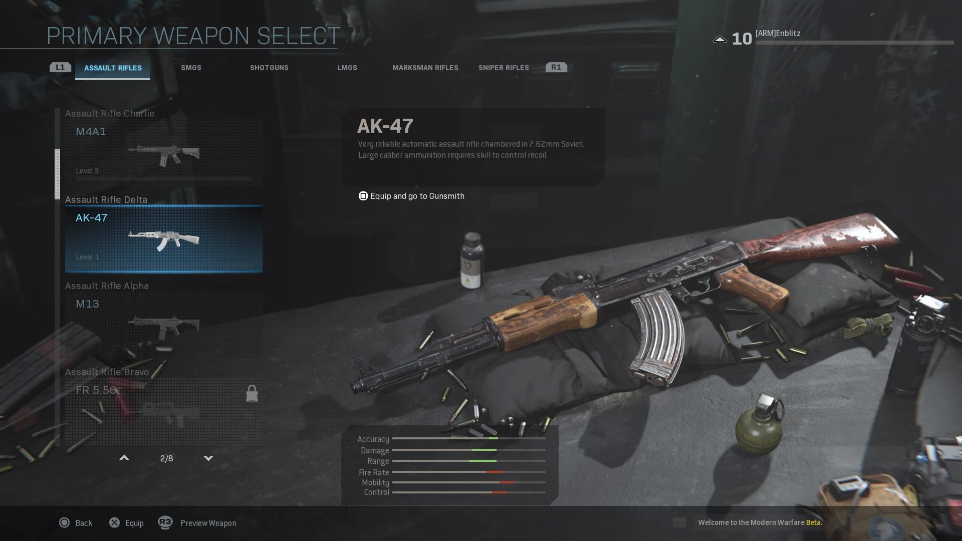 All weapons in Call of Duty: Modern Warfare Beta - Dot Esports