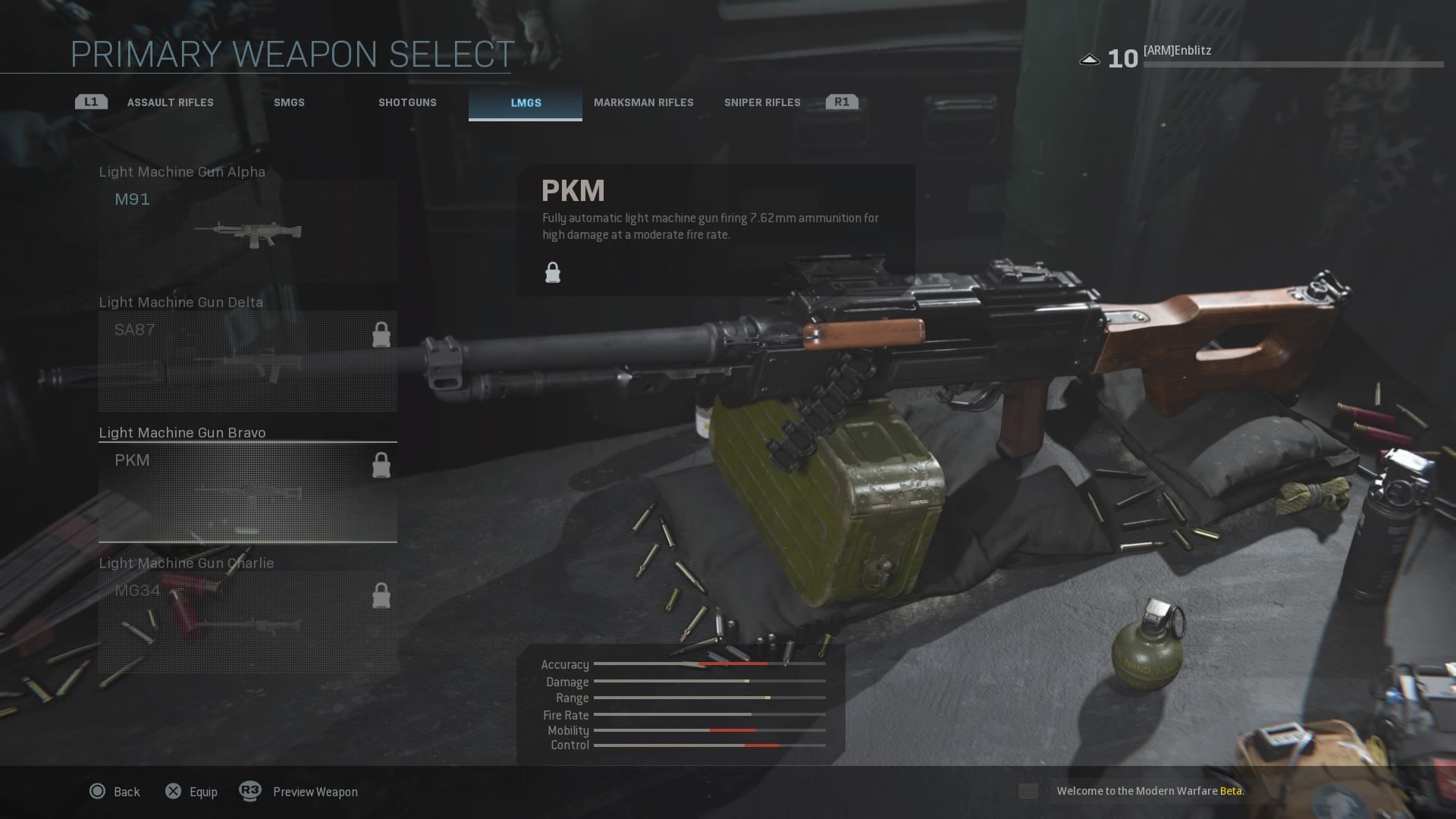 All weapons in Call of Duty: Modern Warfare Beta | Dot Esports