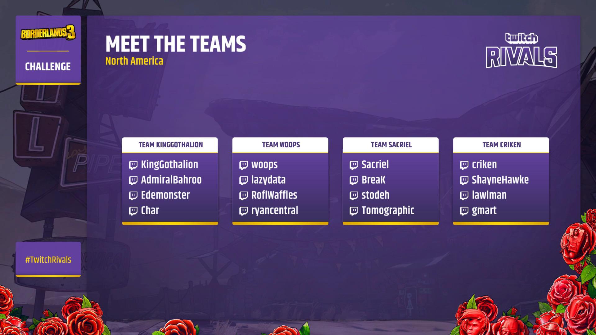 Borderlands 3 Twitch Rivals challenge results and standings - Dot Esports