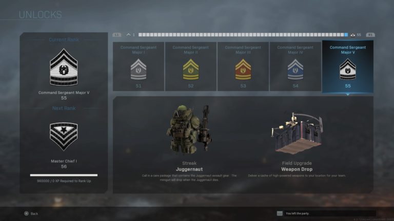 Call of Duty: Modern Warfare Prestige Guide: Officer Rank Progression ...