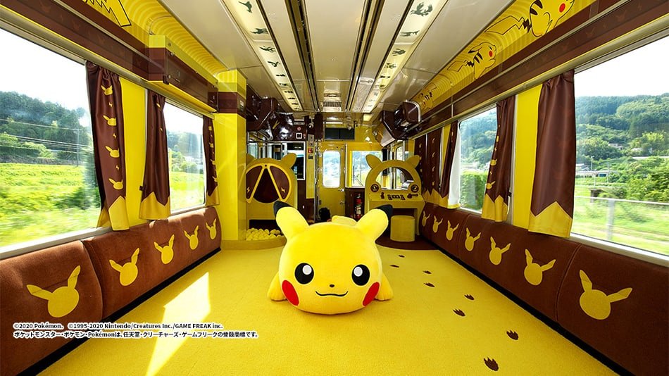 This Pikachu-filled train in Japan is a Pokémon fan's dream - Dot Esports