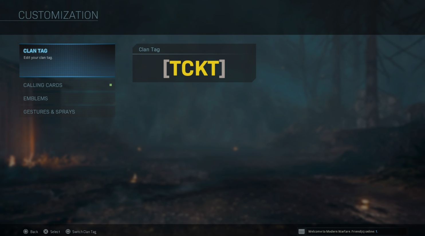 How to get a gold colored clan tag in Call of Duty: Modern Warfare ...