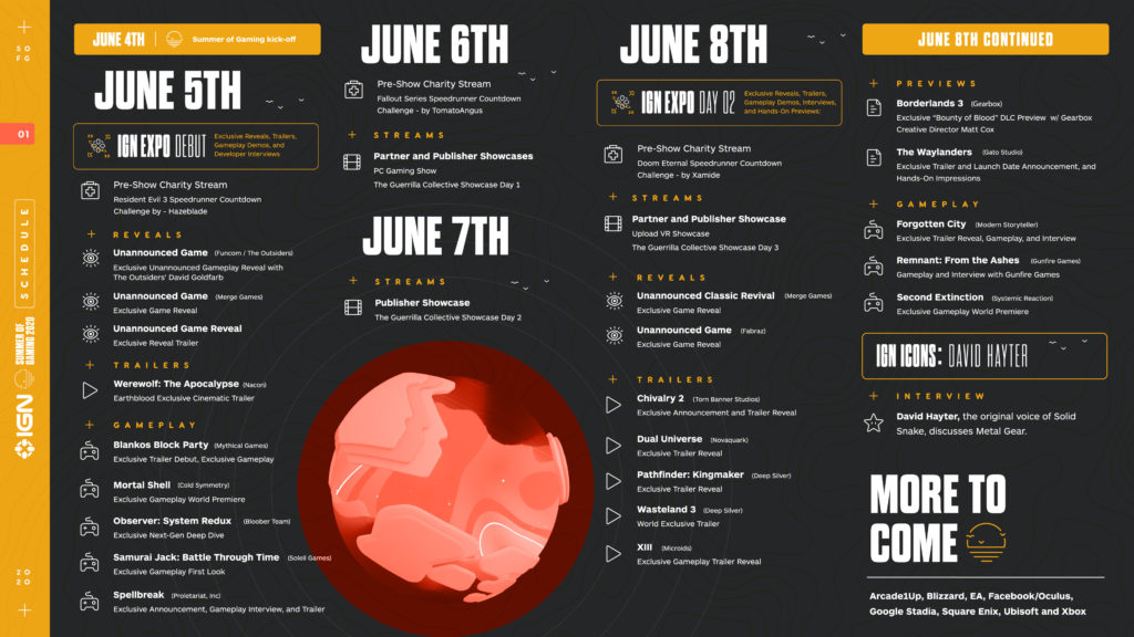 IGN Summer of Gaming schedule and events revealed | Dot Esports