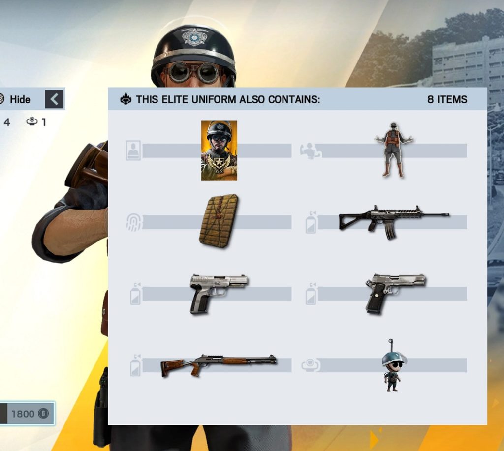 All Elite skins in Rainbow Six Siege | Dot Esports