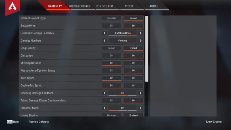 Best console settings for Apex Legends - Dot Esports
