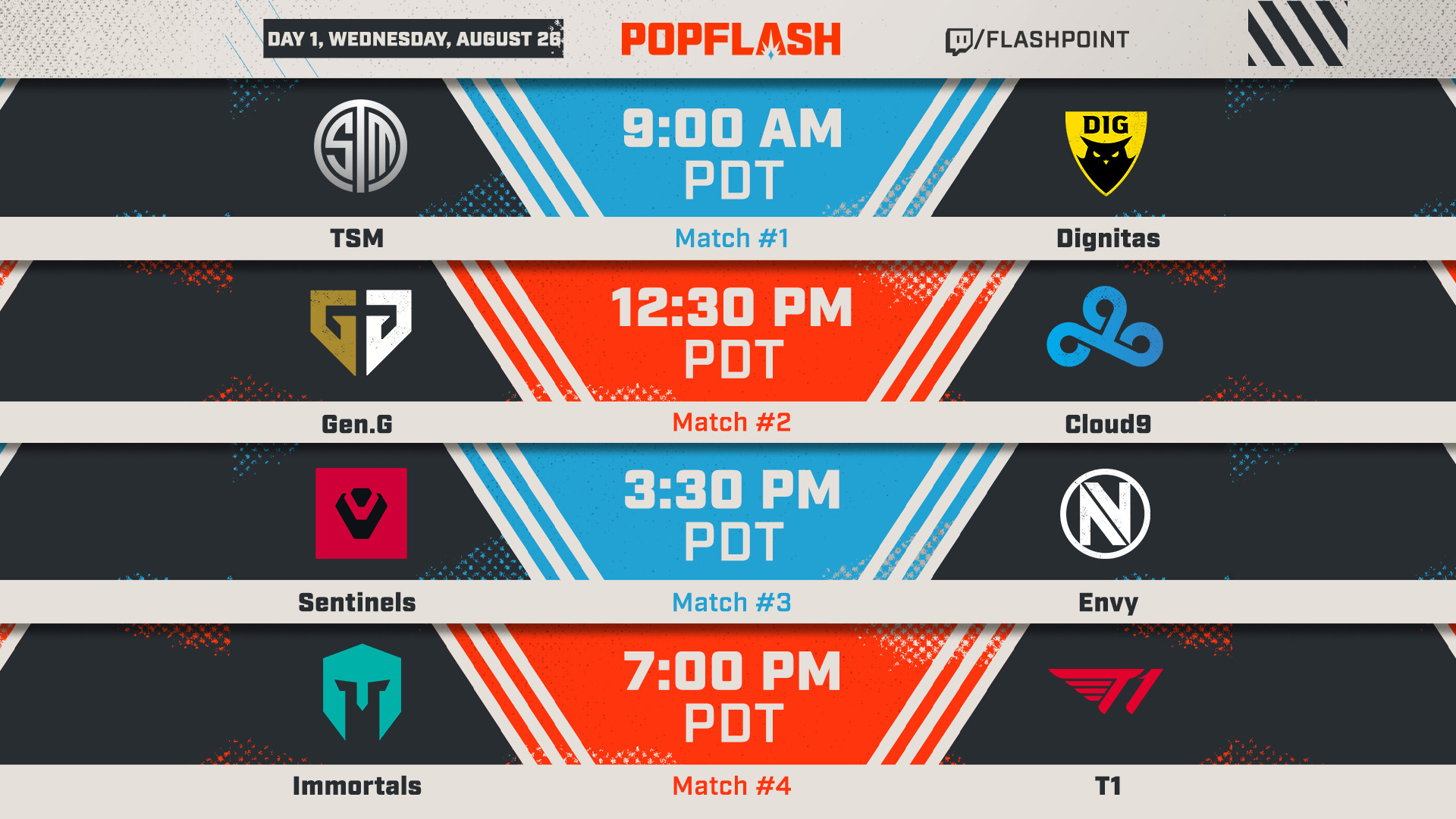 Pop Flash VALORANT Ignition Series: Schedule, scores, and standings ...