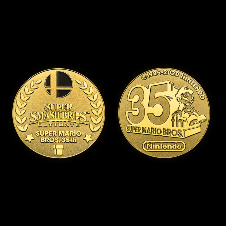Collectible Super Mario Bros. 35th anniversary medals will be awarded ...