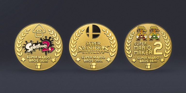 Collectible Super Mario Bros. 35th anniversary medals will be awarded ...