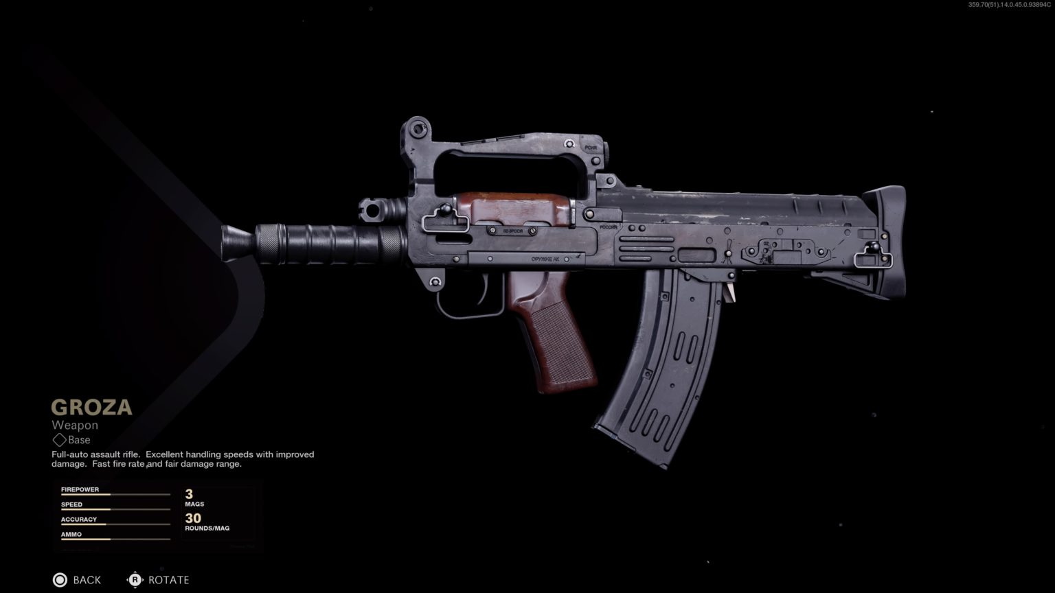 The best loadouts for the Groza in Call of Duty: Black Ops Cold War ...