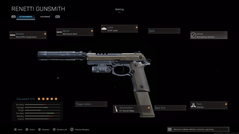 The best Renetti class setup in Call of Duty: Modern Warfare - Dot Esports