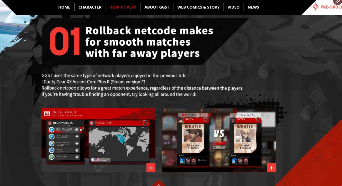 Guilty Gear Strive will have the same 'type' of rollback netcode as XX ...
