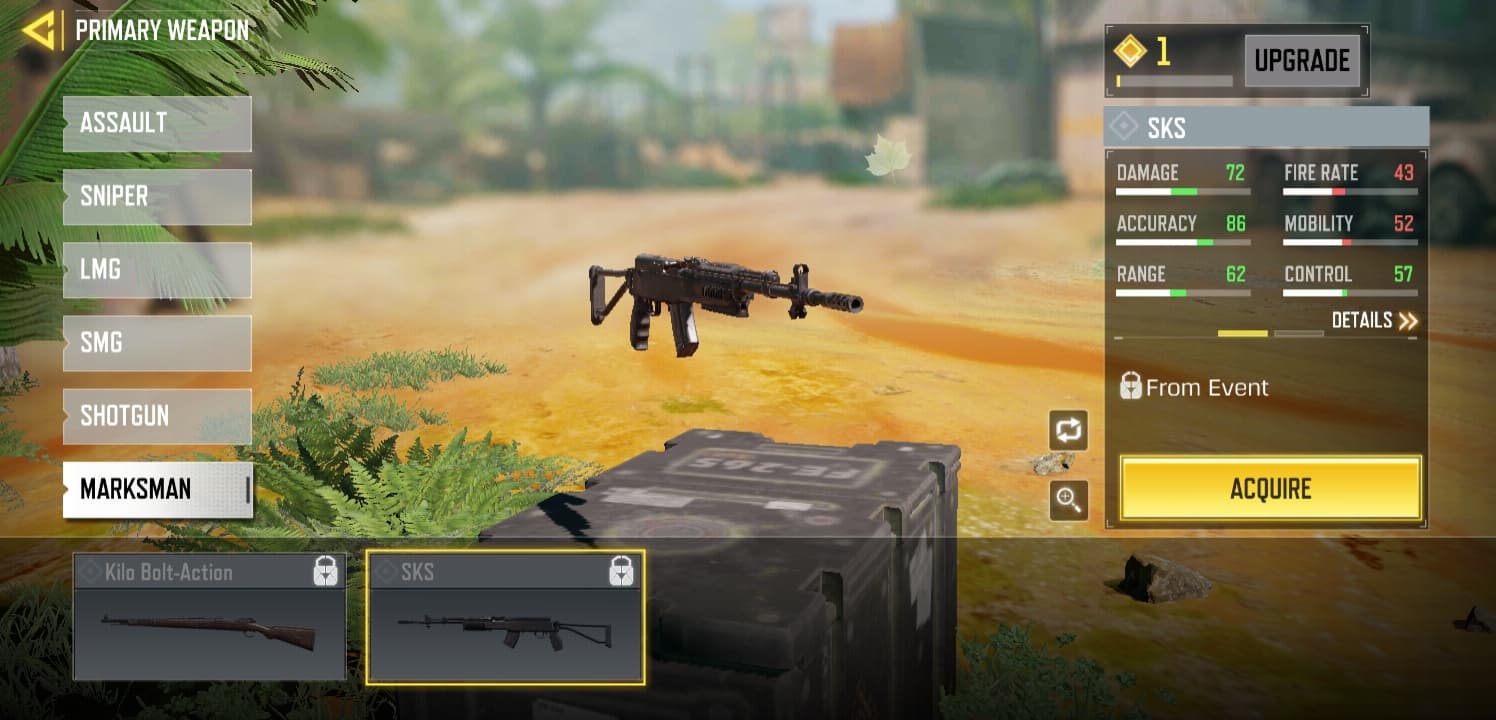 The SKS joins Call of Duty: Mobile with a challenge to get it for free ...