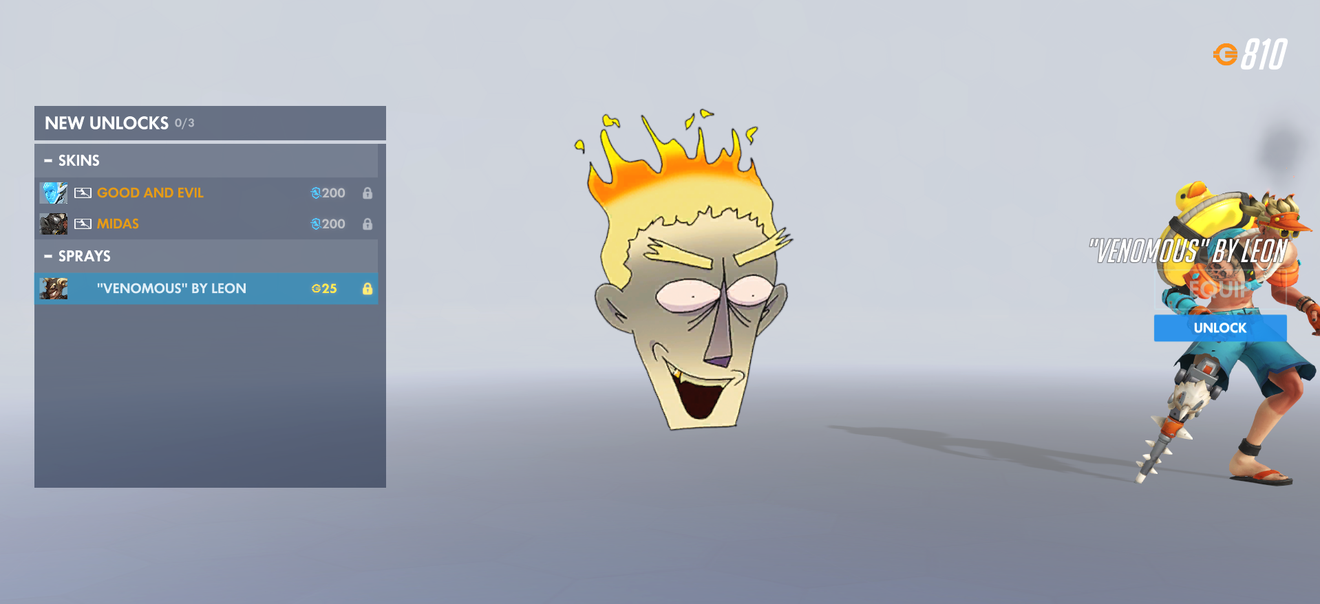 What is Overwatch's new 'Venomous' by Leon spray for Junkrat? - Dot Esports