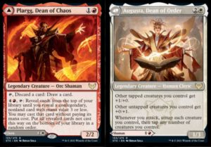 Cycle of rare MDFCs showcase the deans of MTG Strixhaven, School of ...