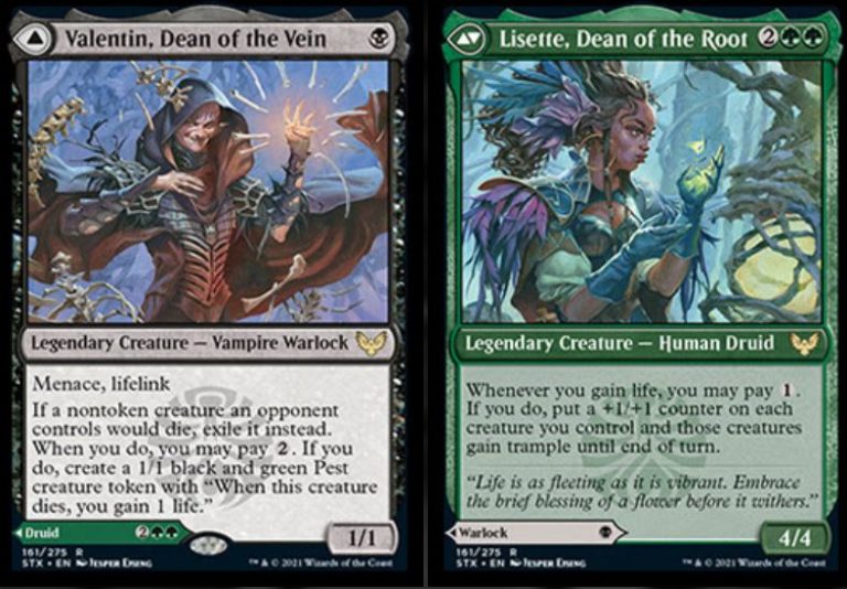 Cycle of rare MDFCs showcase the deans of MTG Strixhaven, School of ...