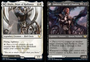 Cycle of rare MDFCs showcase the deans of MTG Strixhaven, School of ...