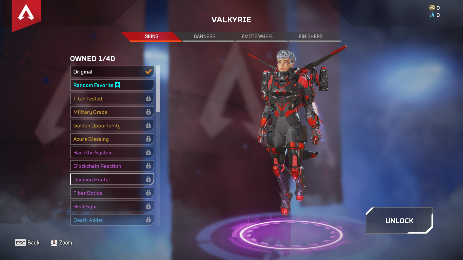 Here are all of Valkyrie's skins in Apex Legends Legacy - Dot Esports