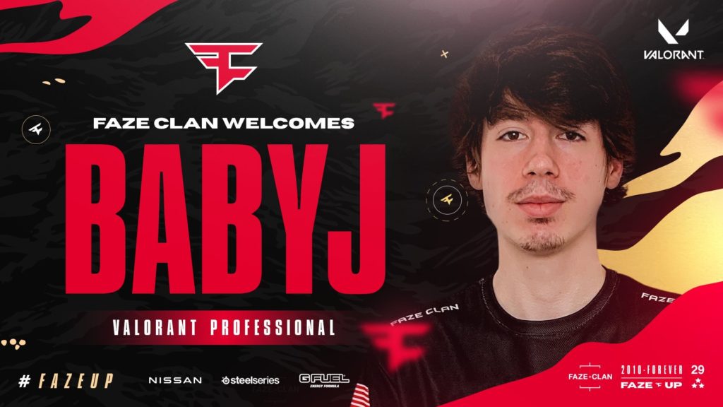 BabyJ joins FaZe VALORANT roster - Dot Esports