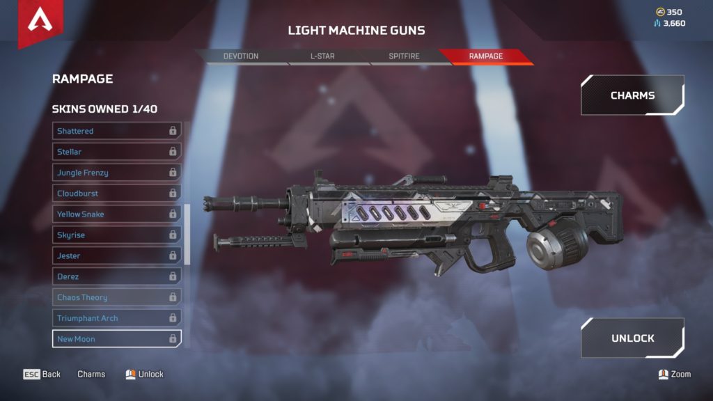 All skins for the Rampage LMG in Apex Legends - Dot Esports