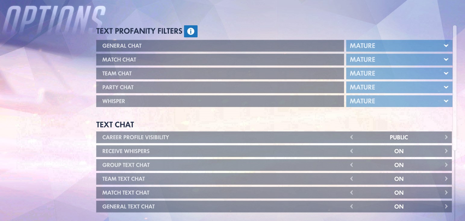 Overwatch’s latest live patch adds ability to turn off individual text ...