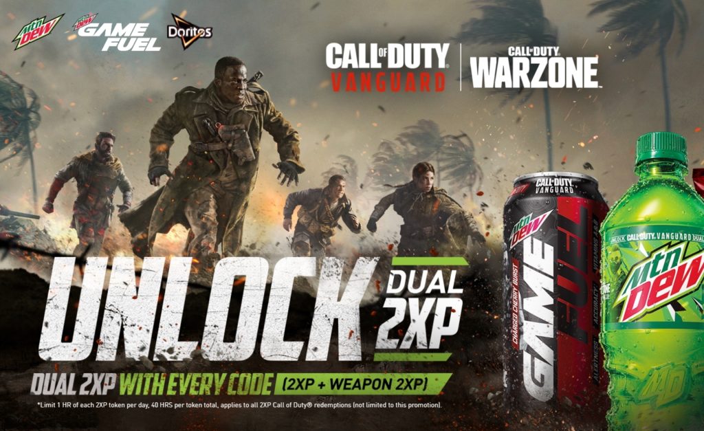 Mountain Dew and Doritos packages now have double XP codes for Call of ...