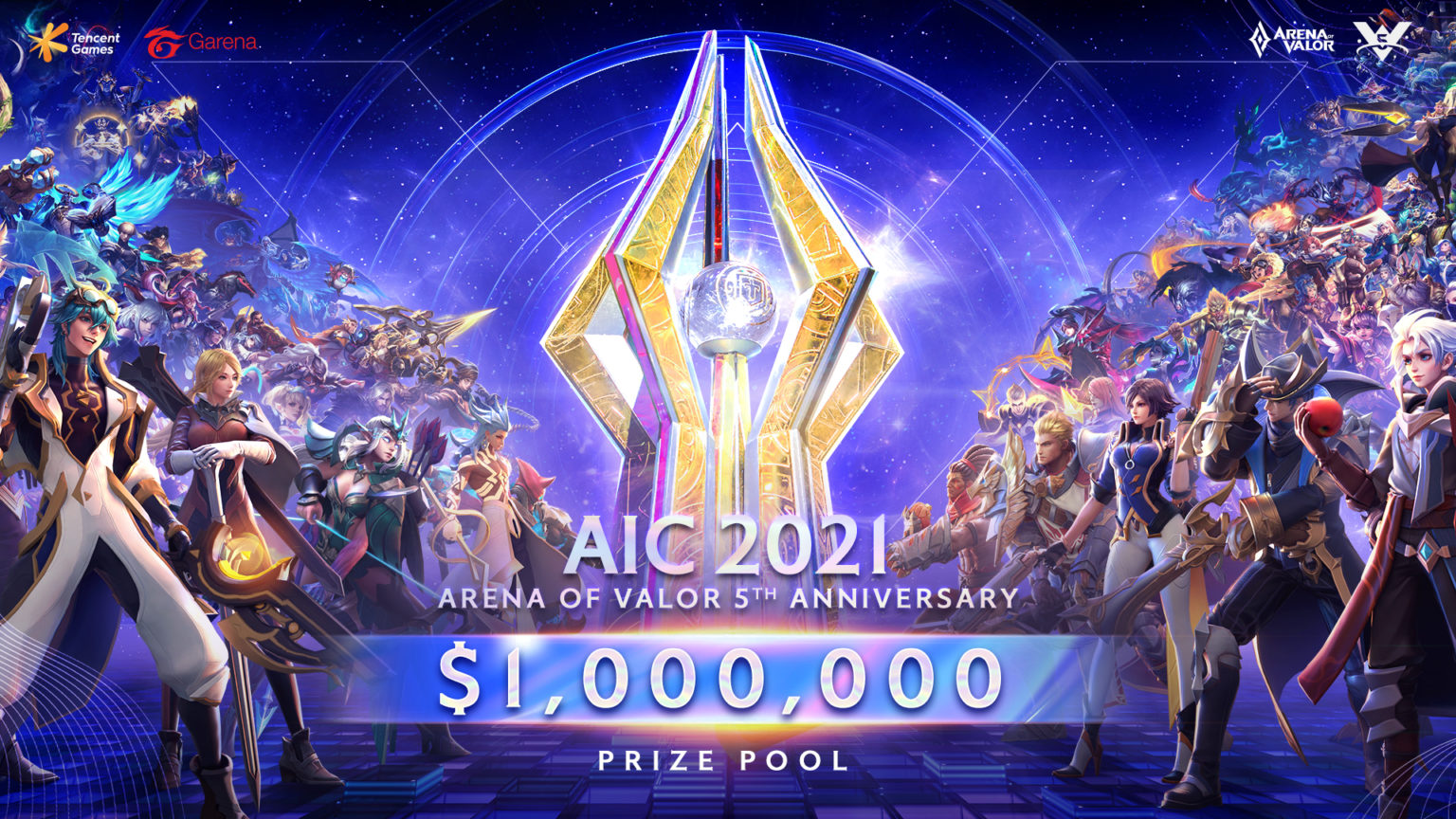 Arena of Valor International Championship (AIC) 2021 unveiled with $1 ...