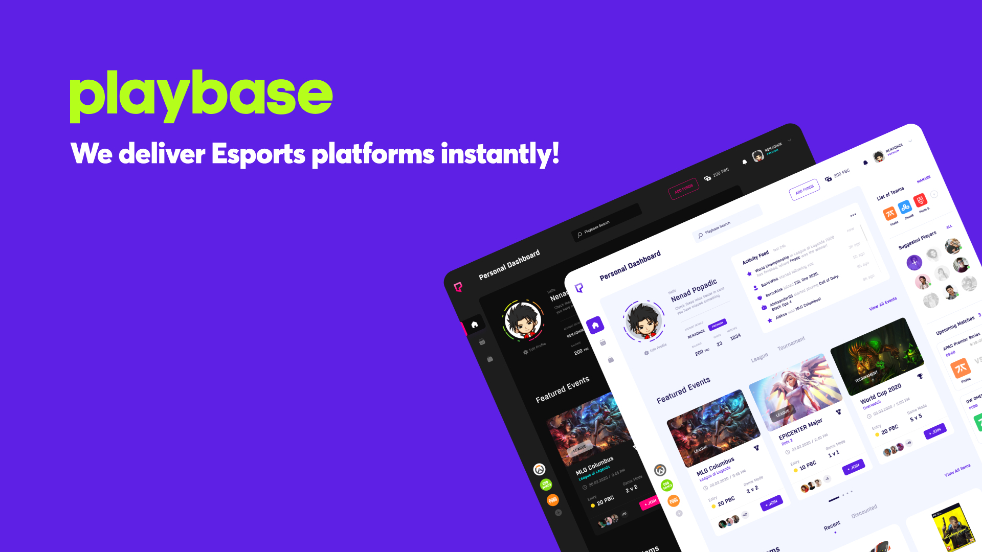 Playbase.GG offers a fast and easy way to enter the esports industry ...