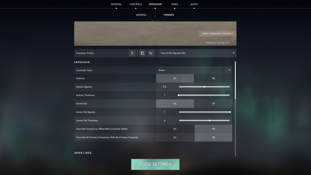How To Get The Cross Dot In VALORANT