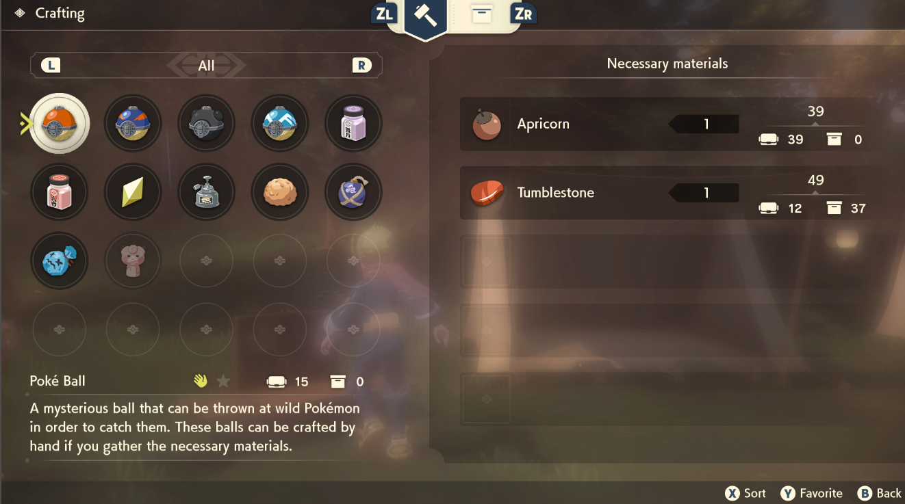 All Poké Balls in Pokémon Legends: Arceus | Poké Ball crafting and ...