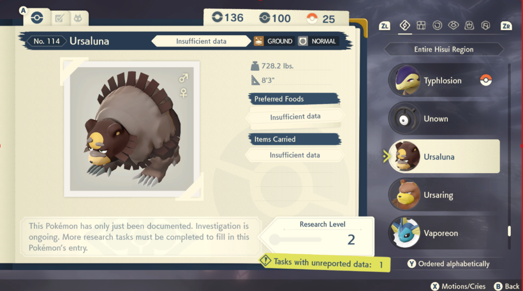 How to evolve Ursaring into Ursaluna in Pokémon Legends: Arceus - Dot ...