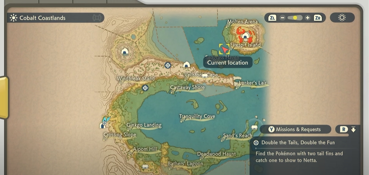 Where to find the Pokémon with two tail fins for the Double the Tails ...