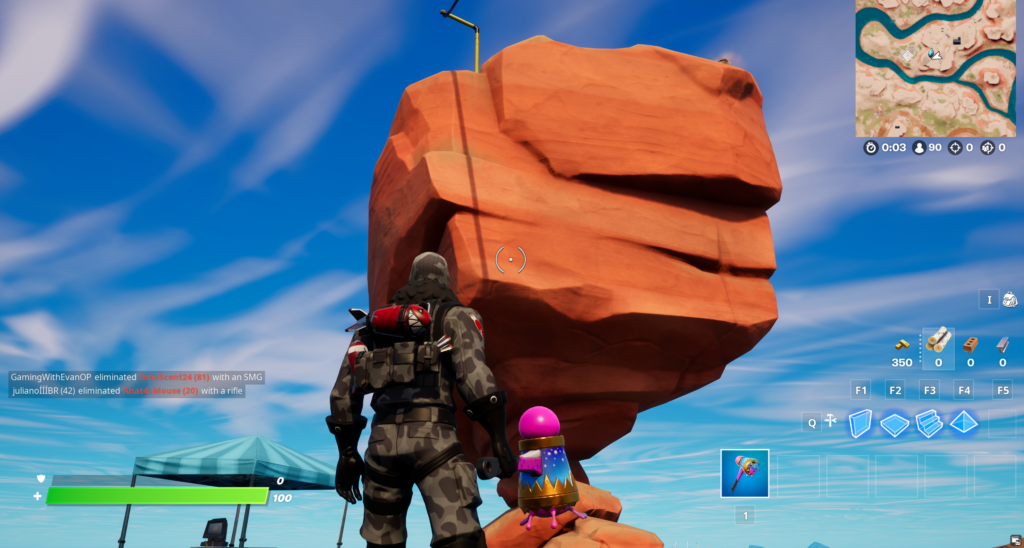 Where is the Impossible Rock in Fortnite? - Dot Esports